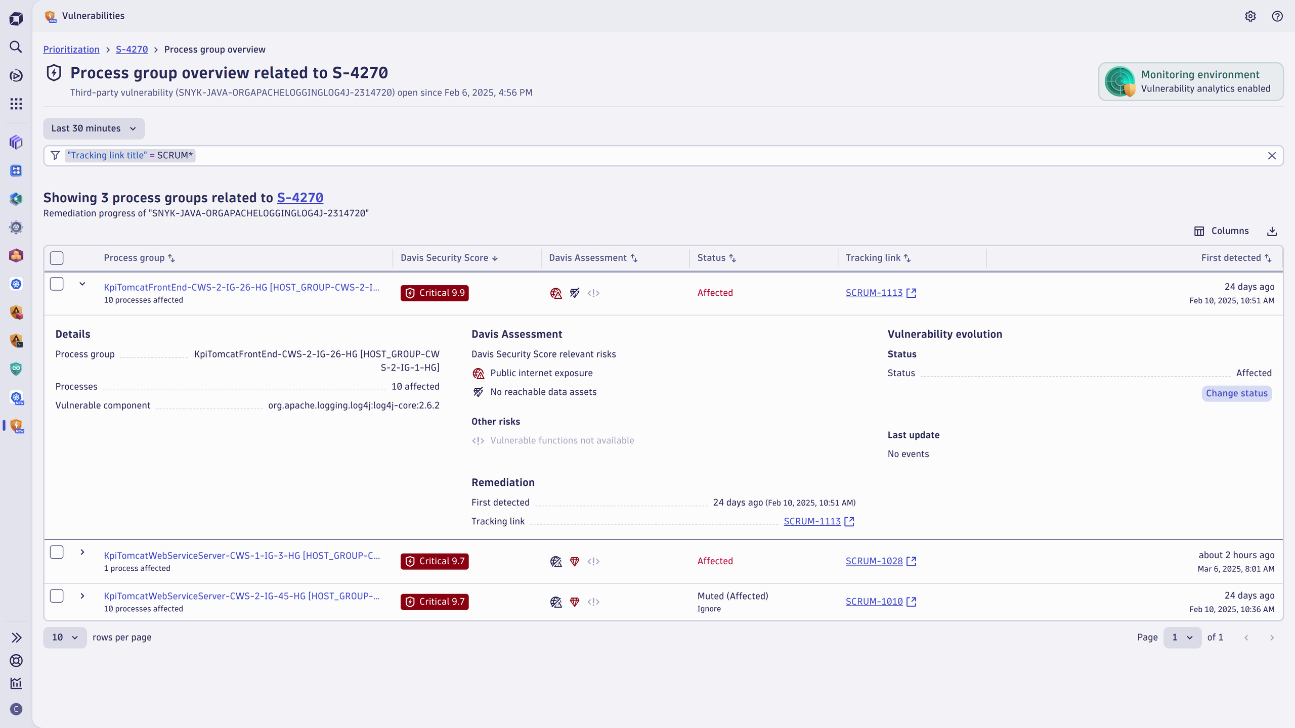 Vulnerabilities Monitoring And Observability Dynatrace Hub
